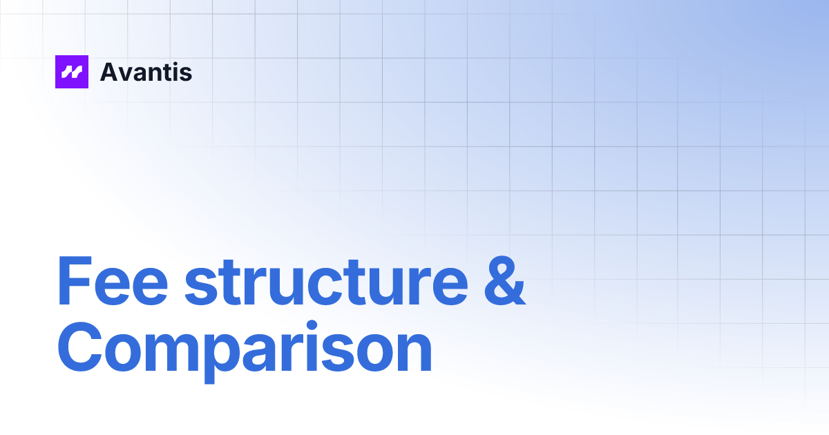 Fee structure & Comparison | Avantis