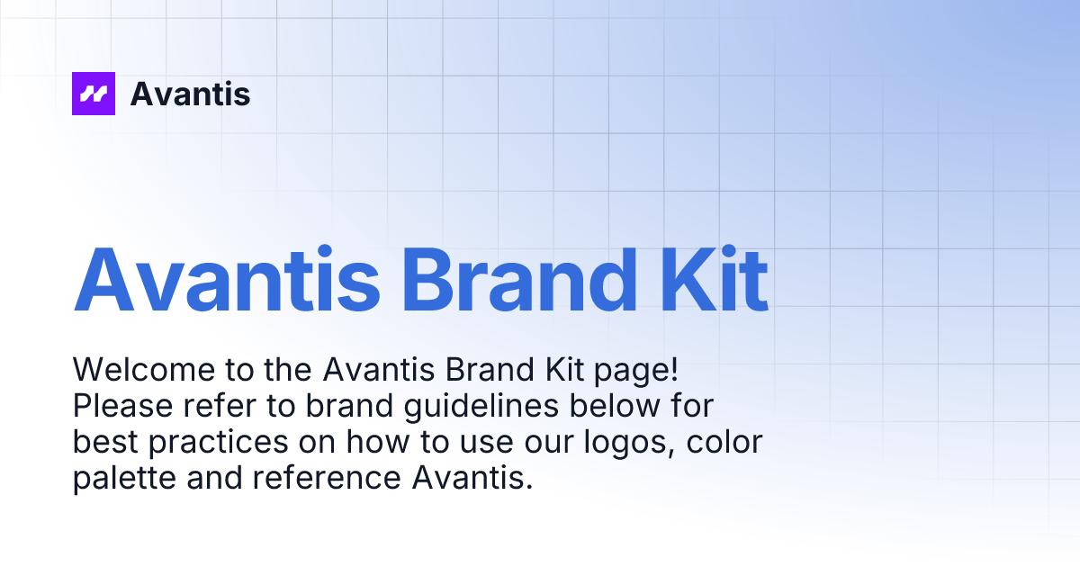 Avantis Brand Kit | Avantis