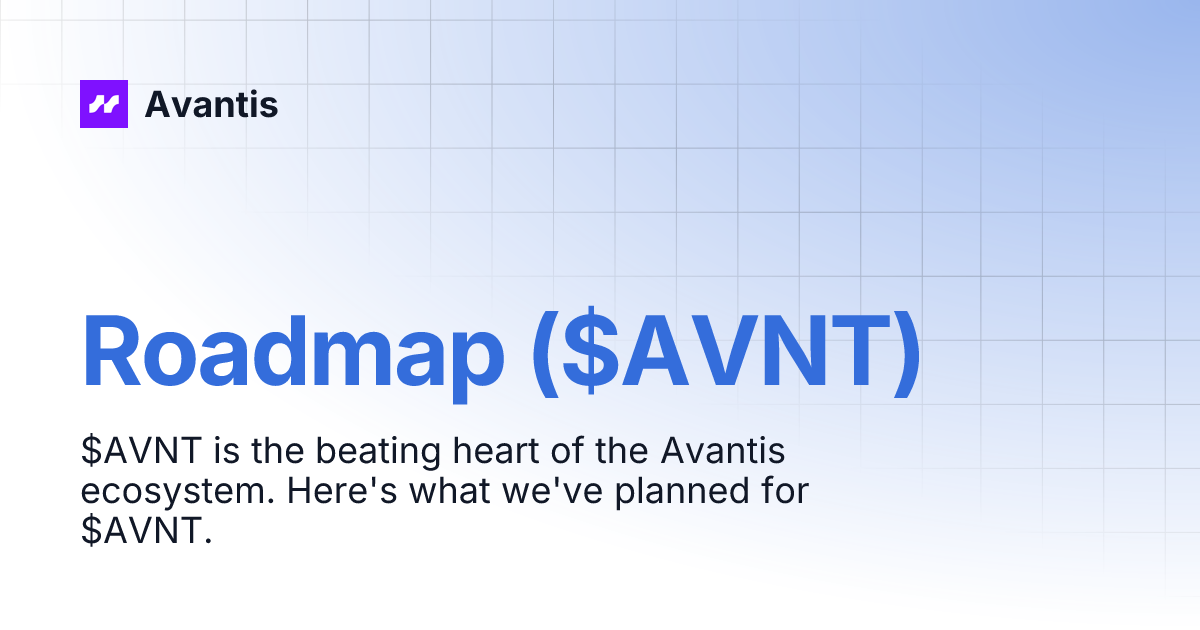 Roadmap ($AVNT) | Avantis